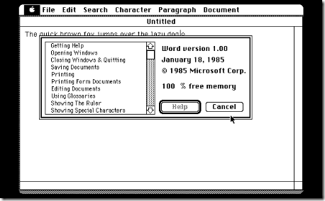 MJ - The Foodie: Nostalgic Versions of Now Famous Softwares